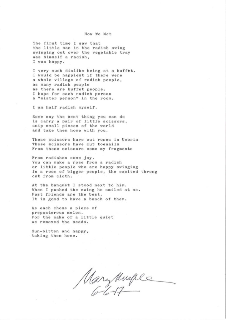 Mary Ruefle - Civitella Ranieri