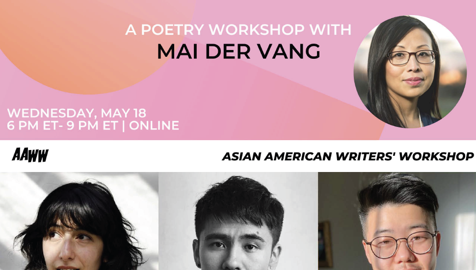 Ocean Vuong and Mai Der Vang at Upcoming Asian American Writers' Workshop Events - Civitella Ranieri